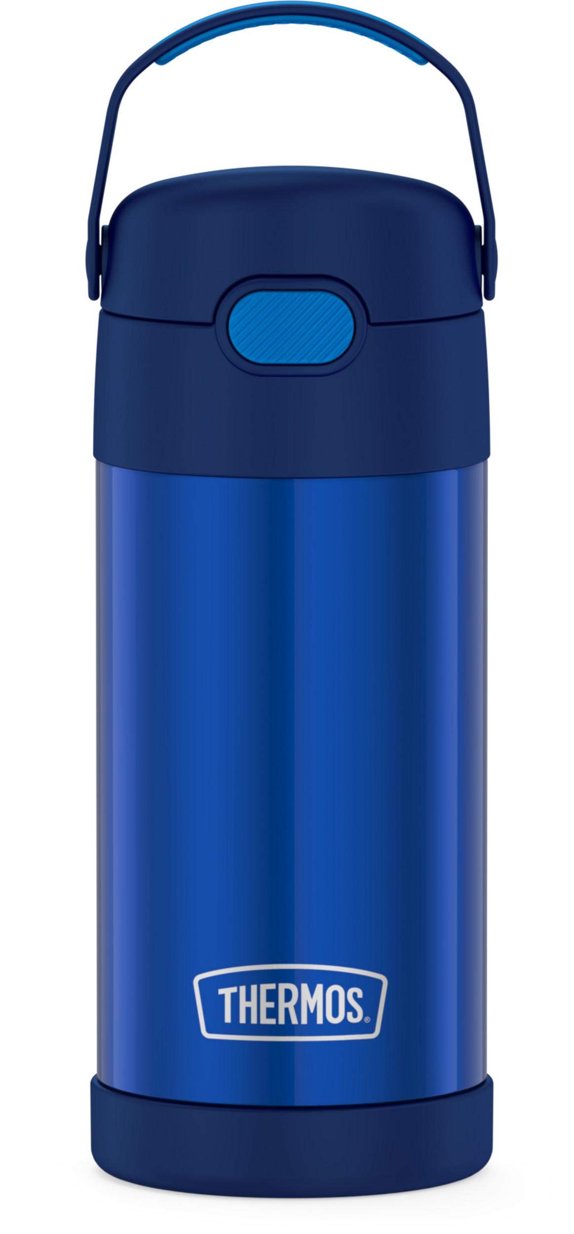THERMOS FUNTAINER F4101 Stainless Steel Kids Bottle 12 Ounce Blue