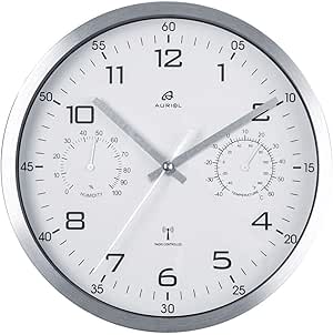 auriol - Reloj de Pared controlado por Radio (Ajuste automático de la ...