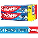 Buy Colgate Toothpaste Strong Teeth Dental Cream -105+5g Free(Anti ...