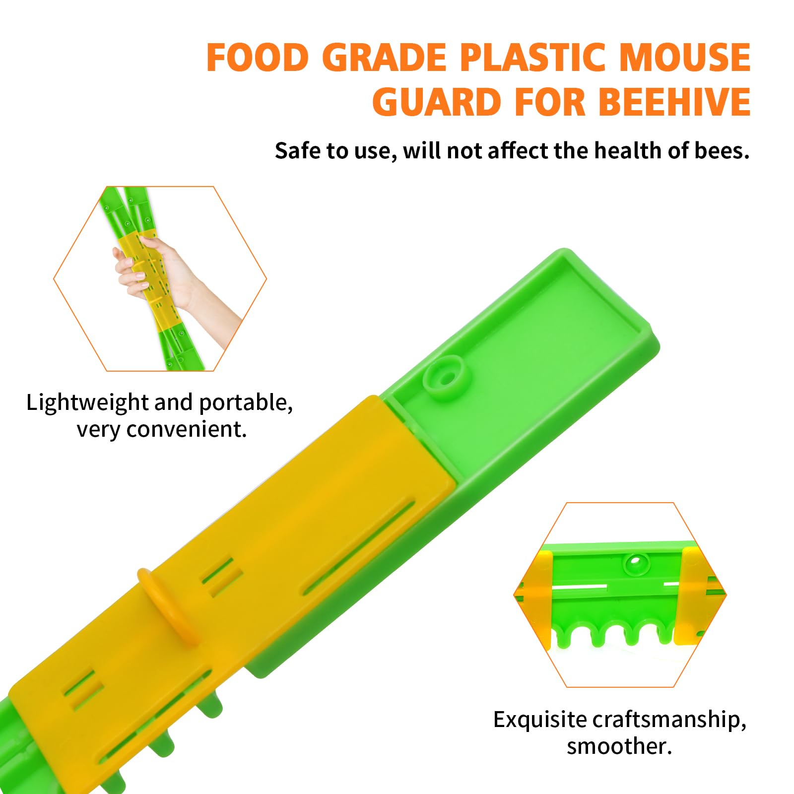 Mua ZGFRTAY Beehive Entrance Reducer 6 Pack Plastic Mouse Guard for ...