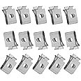 Amazon.com: Helonge Pilaster Shelf Clips, 20 Pcs Metal Shelving Clips ...
