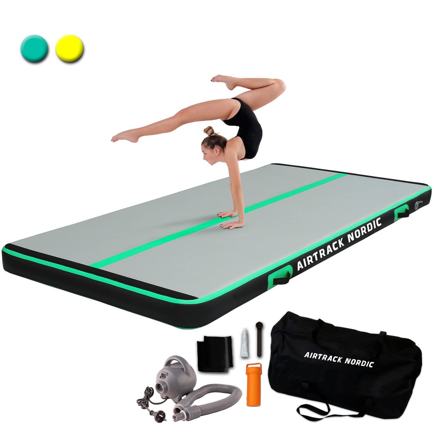 AirMat Nordic Carbon Air Mat Tumble Track 10ft/13ft/16ft/20ft/26ft with ...