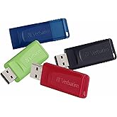 Amazon.com: Verbatim 1913050 Verbatim PinStripe 8GB USB 2.0 Flash Drive ...