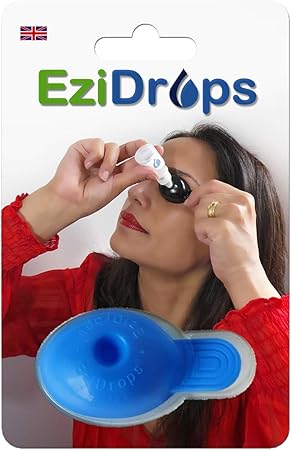 EziDrops Eye Drop Applicator (Blue): Amazon.co.uk: Health & Personal Care