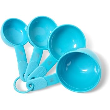 Amazon.com: KitchenAid Classic Plastic Measuring Cups, Turquoise, Set ...