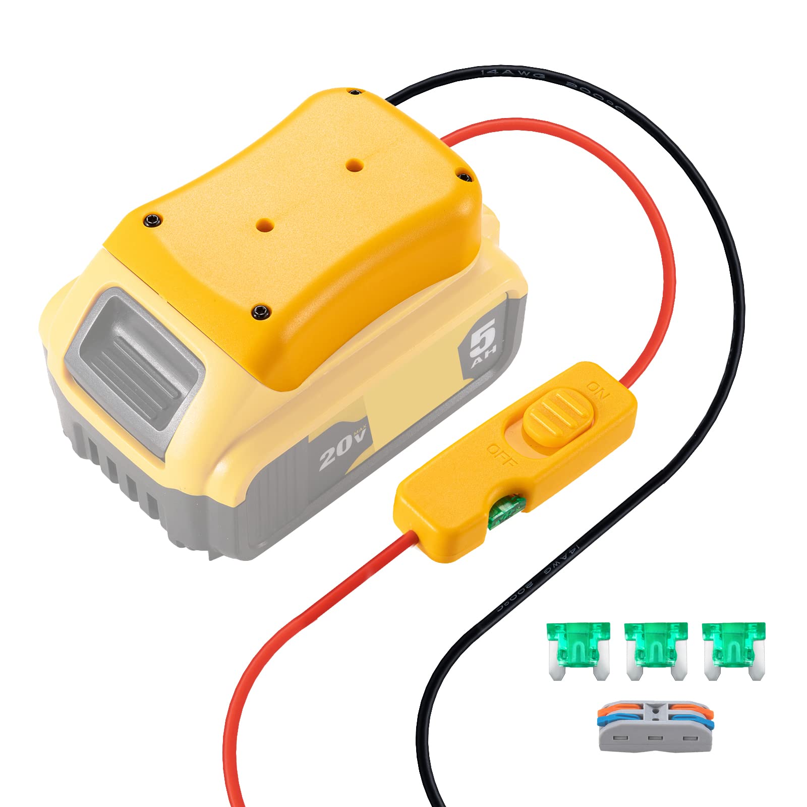 Mua Upgraded 20V Battery Adapter for Dewalt 20V Battery Adapter All-in ...