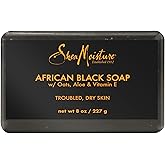 Amazon.com : SheaMoisture Bar Soap for Eczema African Soap with Shea Butter, Black, Aloe Vera, 5 ...
