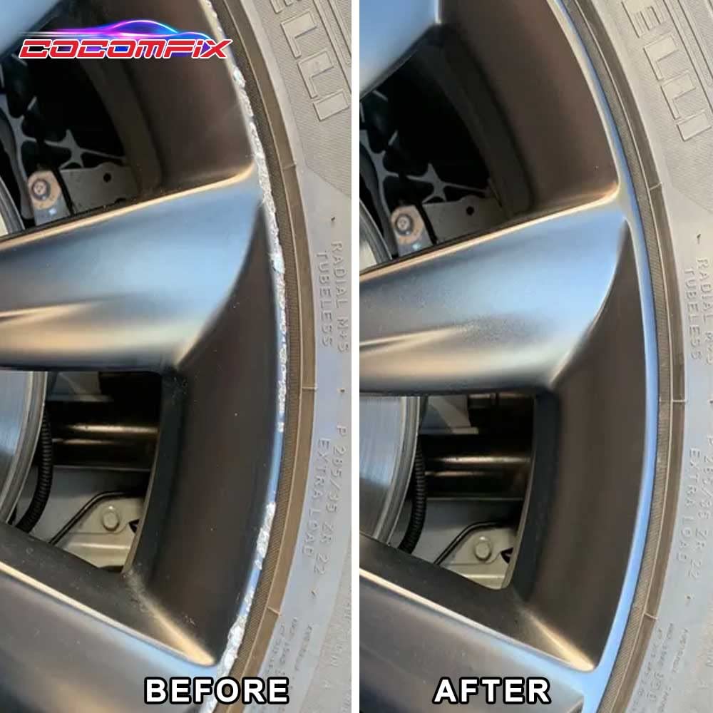 Mua Rim Repair Kit Curb Rash, Black Rim Touch Up Paint, Wheel Rim ...