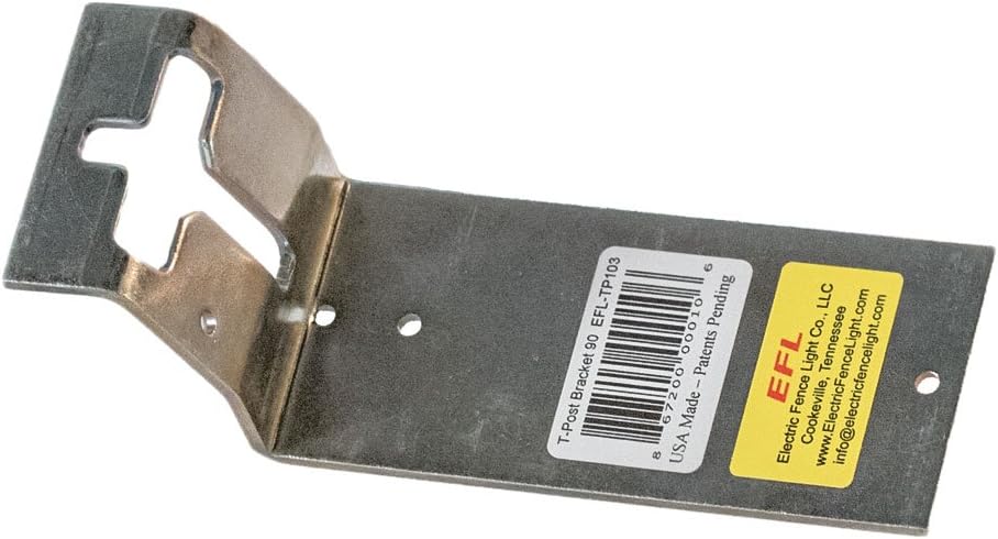 Amazon.com: EFL T-Post Bracket 2" (Vertical) 6-Pack: Garden & Outdoor