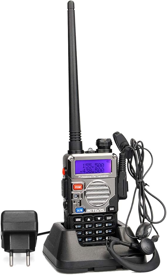 Retevis RT5RV Walkie Talkie Profesional 5W Doble Banda 128Canales ...