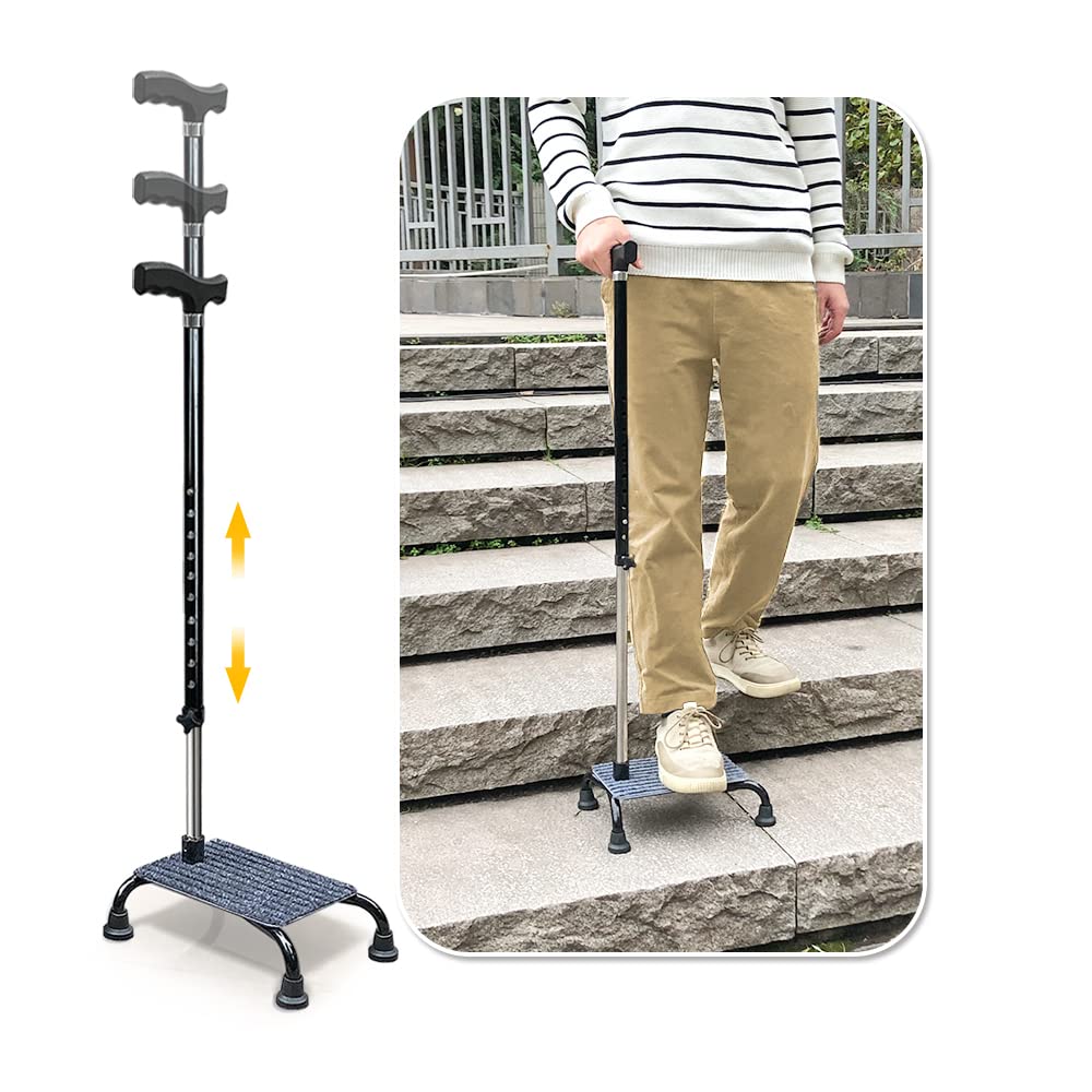 NEAUDE Stair Climbing Cane Lifts for Seniors Half Steps Assist Walking ...