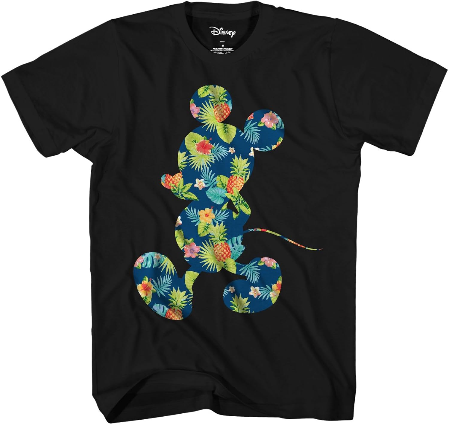Mickey Mouse Walking Tropical Classic Vintage Licensed Men's Graphic T ...