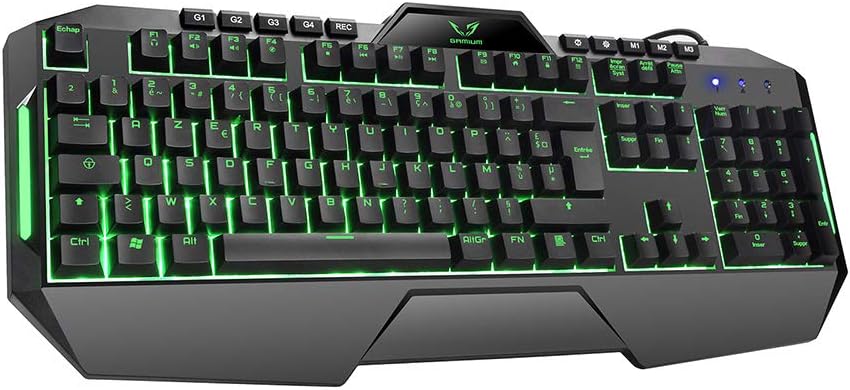 Gamium Clavier Gamer Filaire Ultra Mince, Gaming Keyboard USB ...