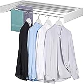 Amazon.com: kenvc Wall Mounted Drying Rack, 39 "Wide, 16.5 Linear Ft, 5 ...