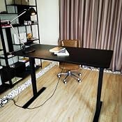 MAIDeSITe Adjustable Height Standing Desk Frame Two-Stage Desk Stand ...