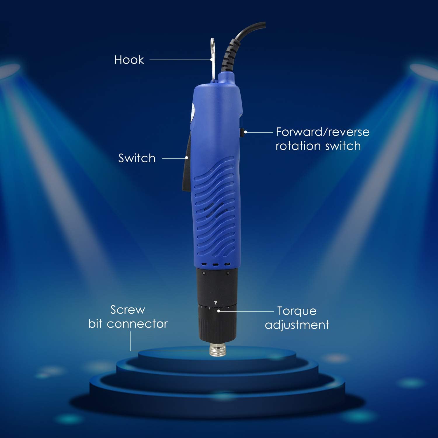 VISLONE AC 220V Electric Screwdriver Handheld Corded Electric Screw ...