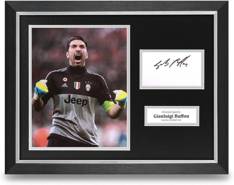 Up North Memorabilia Gianluigi Buffon Signed 16x12 Framed Photo Display ...