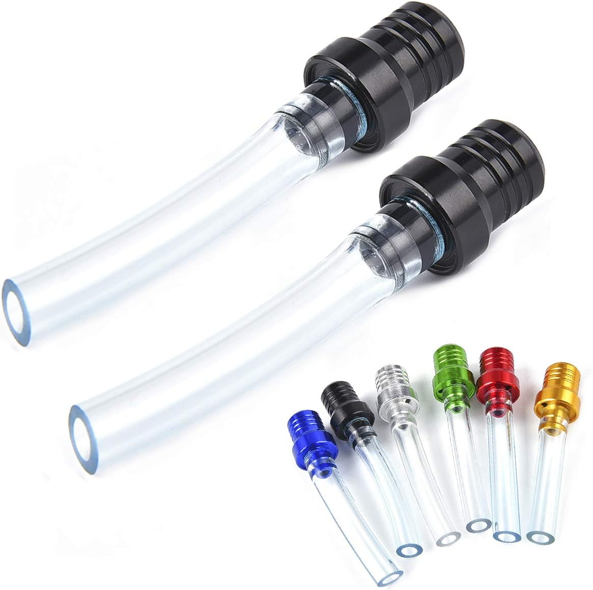 2 x One Way Fuel Tank Cap Vent Breather Compatible with ATV Motorcycle ...
