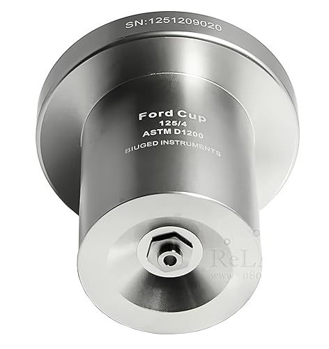 Ford Viscosity Cup Viscometer Kit – ASTM D1200 Certified (No.1-No.5 ...