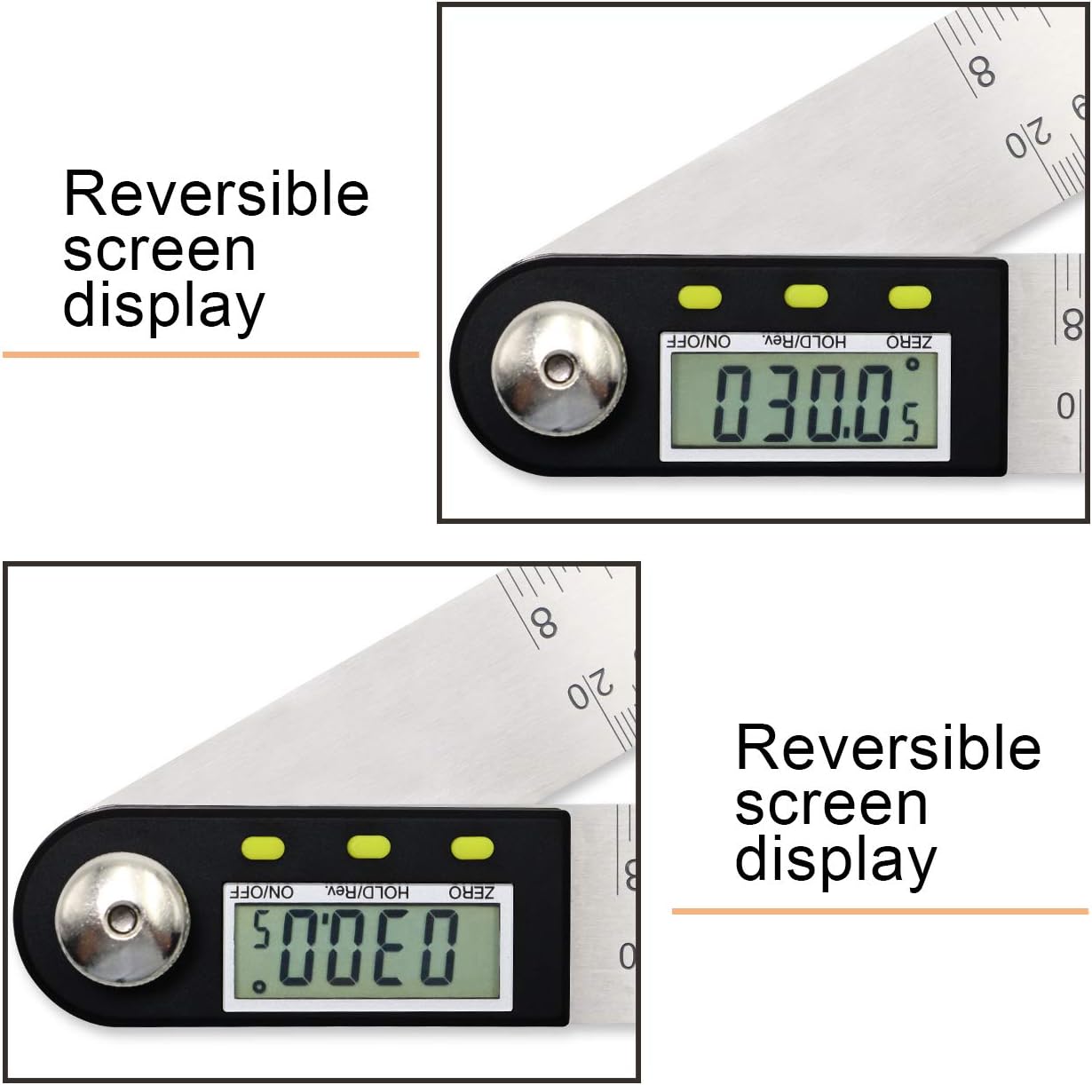 SHAHE Digital Angle Finder Ruler 200 mm Digital Protractor Digital ...