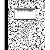 Unruled Composition Notebook: Flex Cover, 100 unruled pages [50 sheets ...