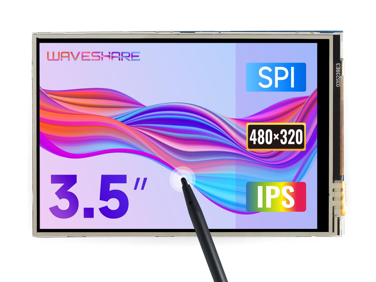 Waveshare 3.5inch Touch Screen, Compatible with Raspberry Pi 5/4B/3B ...