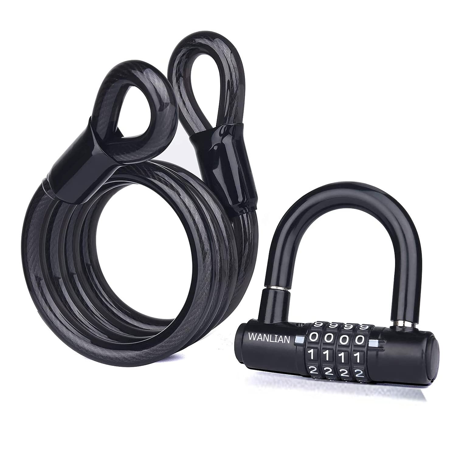 Bicycle Lock Cable,Bicycle Chain Lock,Safety Chain Lock kit,Heavy Duty ...