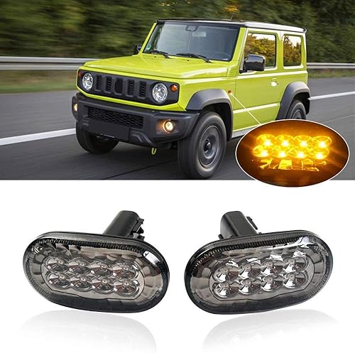 Bestmotoring Suzuki new Jimny JB64W JB74W LED side winker side marker lamp smoked lens fender ...