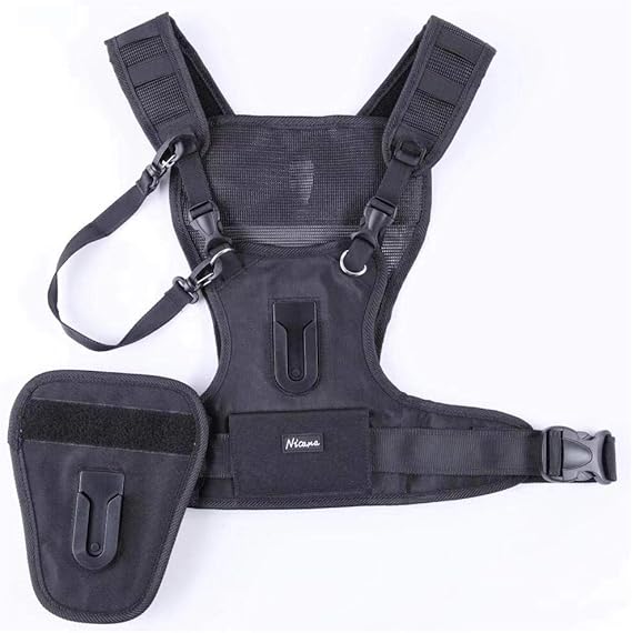 Nicama Multi Camera Carrying Chest Harness Vest System with Side ...