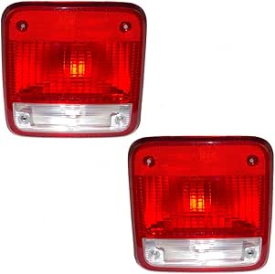 Amazon.com: Aftermarket Replacement Driver and Passenger Set Tail ...