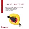 Starrett Closed Reel Long Line Tape with ABS Plastic Case, Easy-to-Read ...