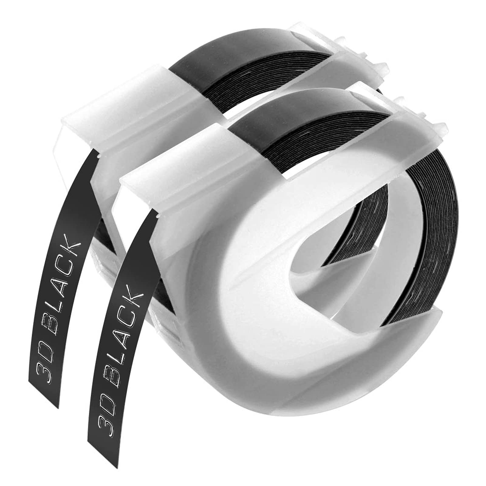 【価格推移】 Suminey ダイモ テープ 幅9mm 長さ3m 黒 エンボステープ つやありの最安値 | プライシー