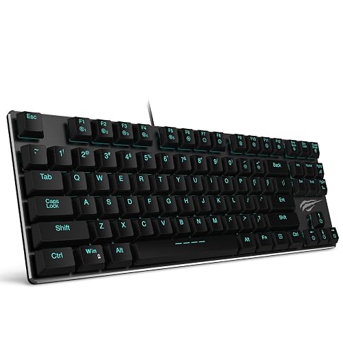 havit Mechanical Keyboard Backlit Wired Gaming Keyboard Extra-Thin ...