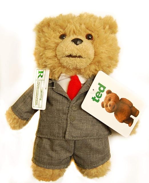 Amazon.com: Ted Bear in Suit 8" Plush with Sound: Toys & Games