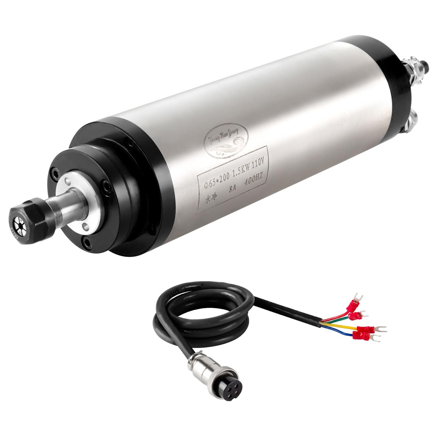 CNC Spindle CNC Motor 110V 1.5KW 1500W Quiet Water Cooled Spindle Motor ...