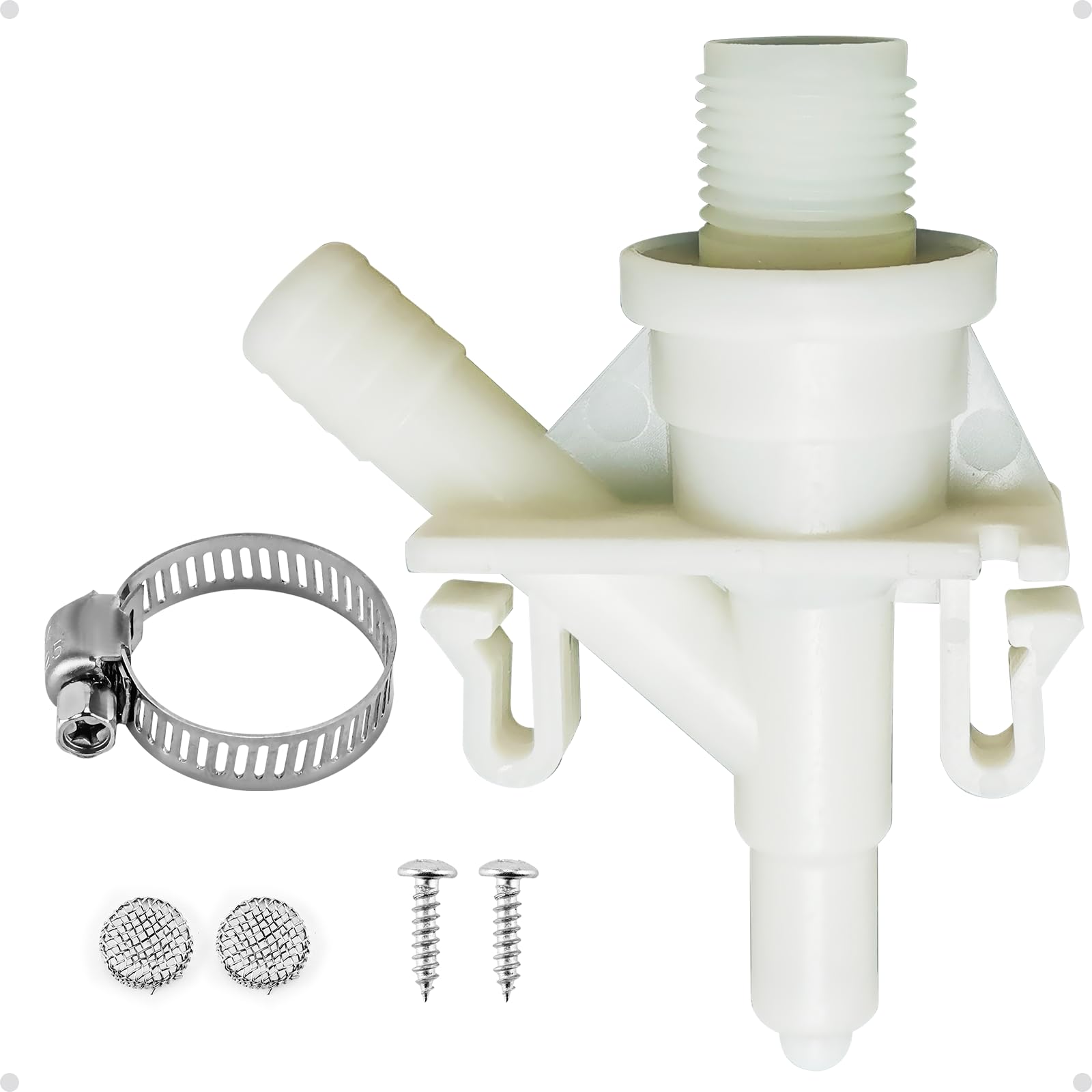 Funmit RV Toilet Water Valve Kit Replaces 385311641 Compatible with ...