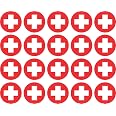 Amazon.com - StickerTalk Medical Cross Vinyl Stickers, 1 Sheet of 20 ...