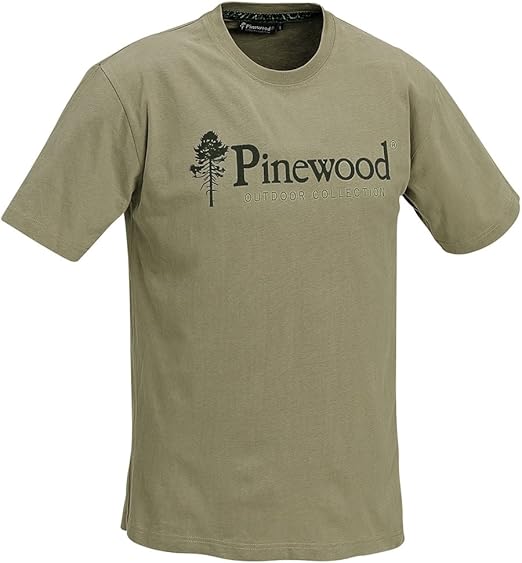 Pinewood Men's Pinewood Suede Logo T-Shirt - Beige, Medium: Amazon.co ...