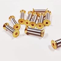 Amazon.com: TEAMWILL 10PC Brass Knife Handle Pin Rivets Knife Fasteting ...