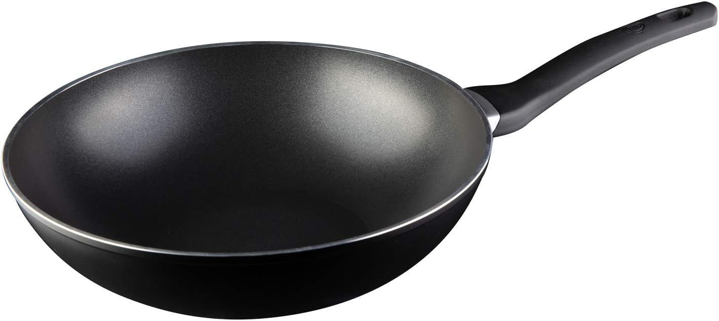 MasterChef Wok-Pfanne, Antihaftbeschichtung, Ergonomische Griffe ...