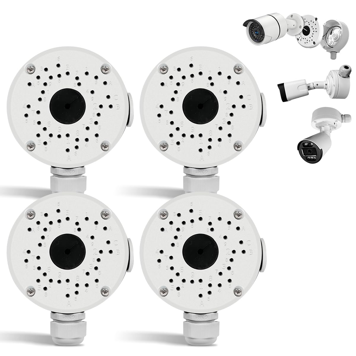 New Upgrade Security Camera Junction Box,Universal IP Camera Mount ...