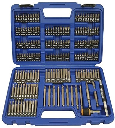 Westward 1VXP2 Screwdriver Bit Set, 1/4 Hex Dr, 175 Pc: Amazon.com ...