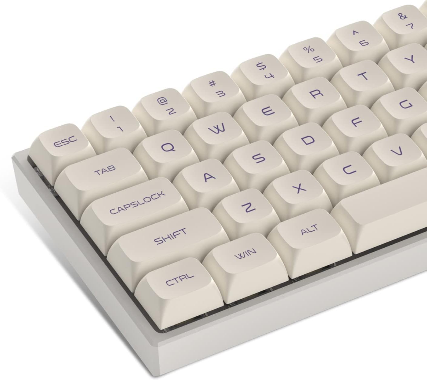 Mua Milky White keycap Set,134key PBT Keycaps Dye-Sublimation XDA ...