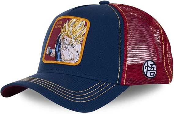 Capslab Dragon Ball Z Super Saiyan Cap – Blue, One Size: Amazon.co.uk ...