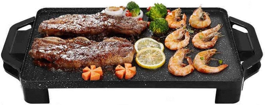 Review Electric Teppanyaki Grill Table Hot BBQ Plate for Kitchen Dinner ...