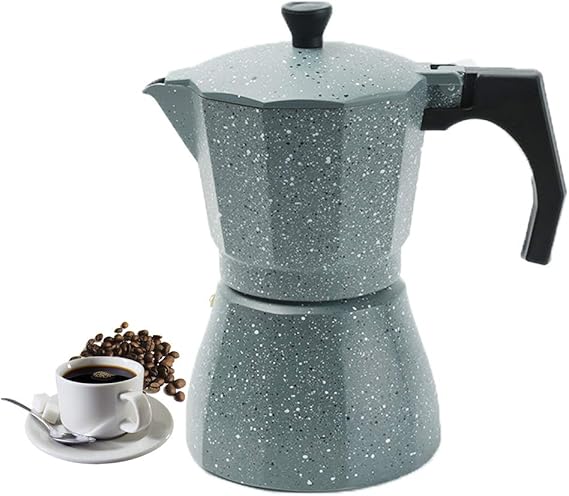 Vinekraft Espresso Maker Moka Pot Stove Top Coffee Pot 6 cups/300ml ...