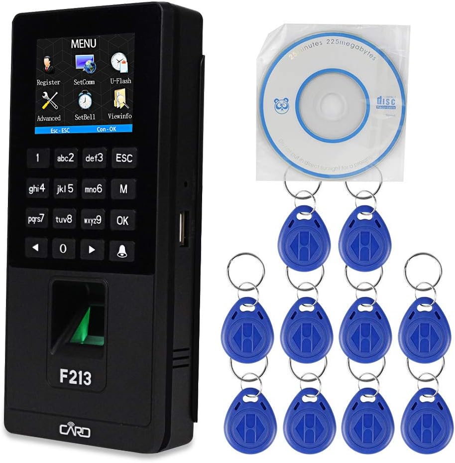 KDL Biometric Fingerprint Recognition RFID Access Controller Time ...