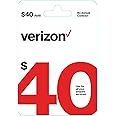Amazon.com: $40 Verizon Wireless Prepaid Refill Top up PIN Card (Mail ...