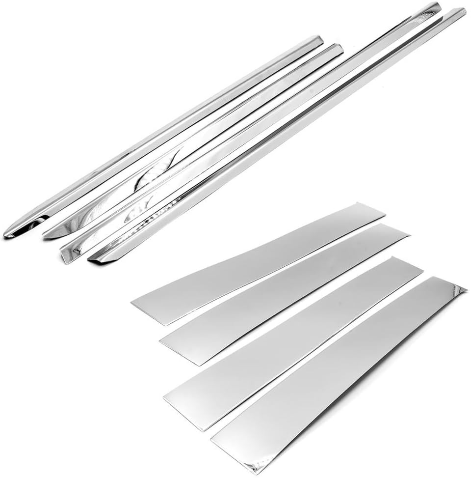 Amazon.com: S SIZVER Polished 304 Stainless Steel Window Sills Trims ...