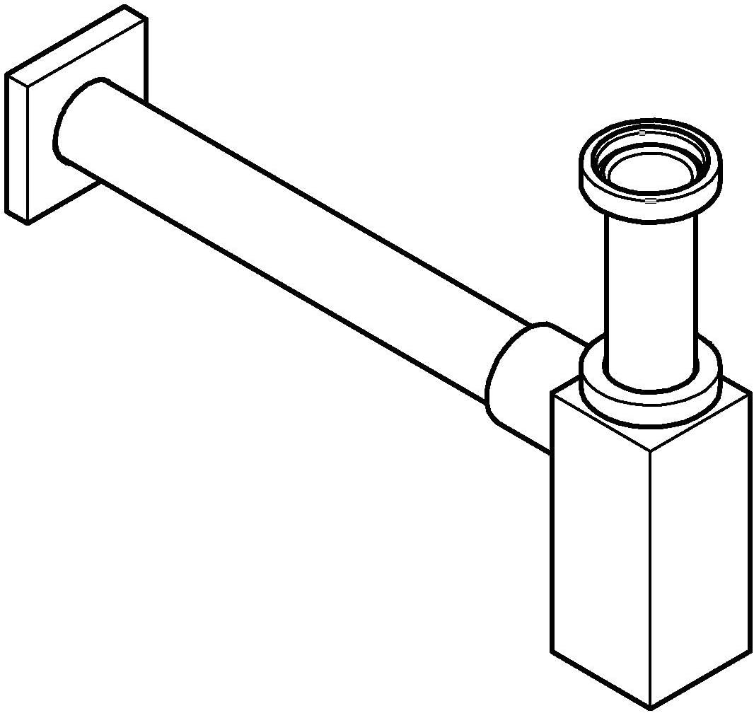 Grohe Square Bottle Siphon – BigaMart